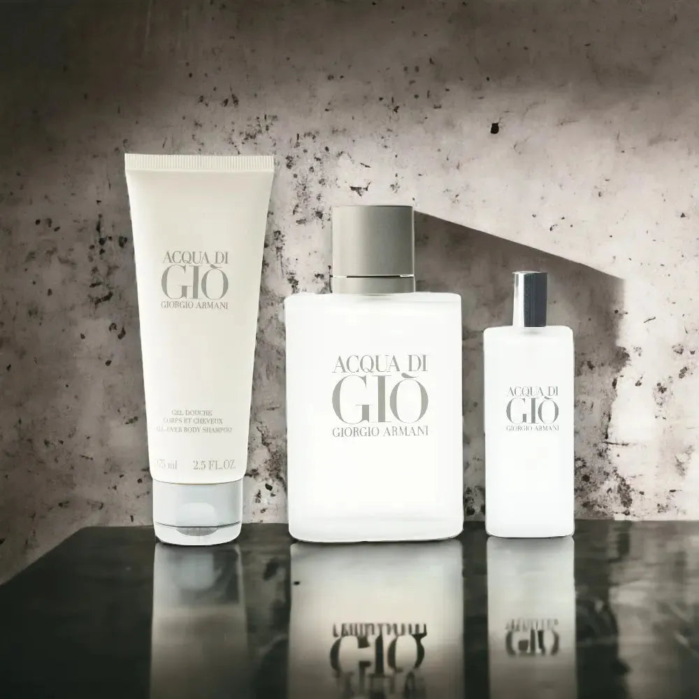 Armani Acqua di Gio Fragrance Set Eau de Toilette - Black Elixir Shop