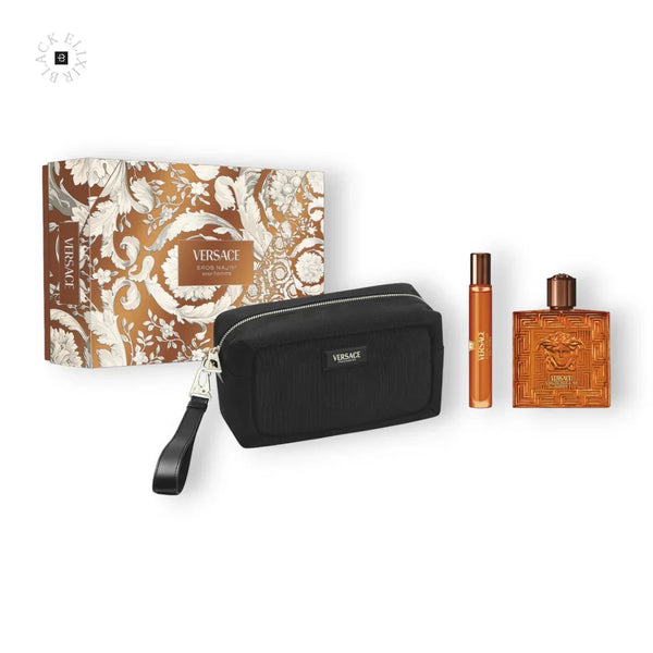 Versace Eros Najim Homme Parfum Set – BLACK ELIXIR - Maison de Parfum